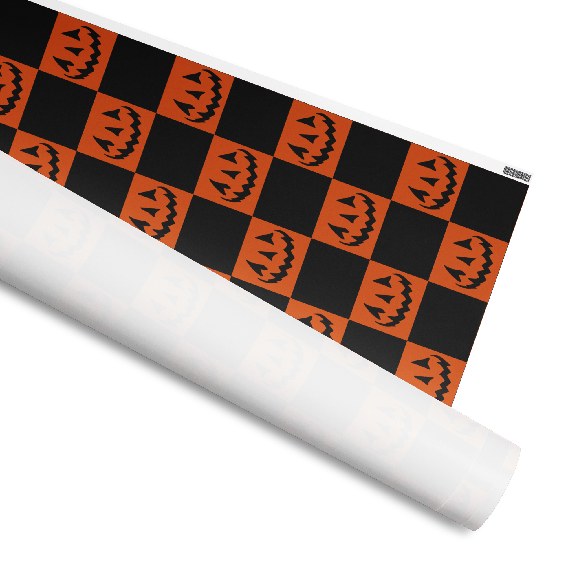 Halloween Checkered Wrapping paper roll – A Black Star