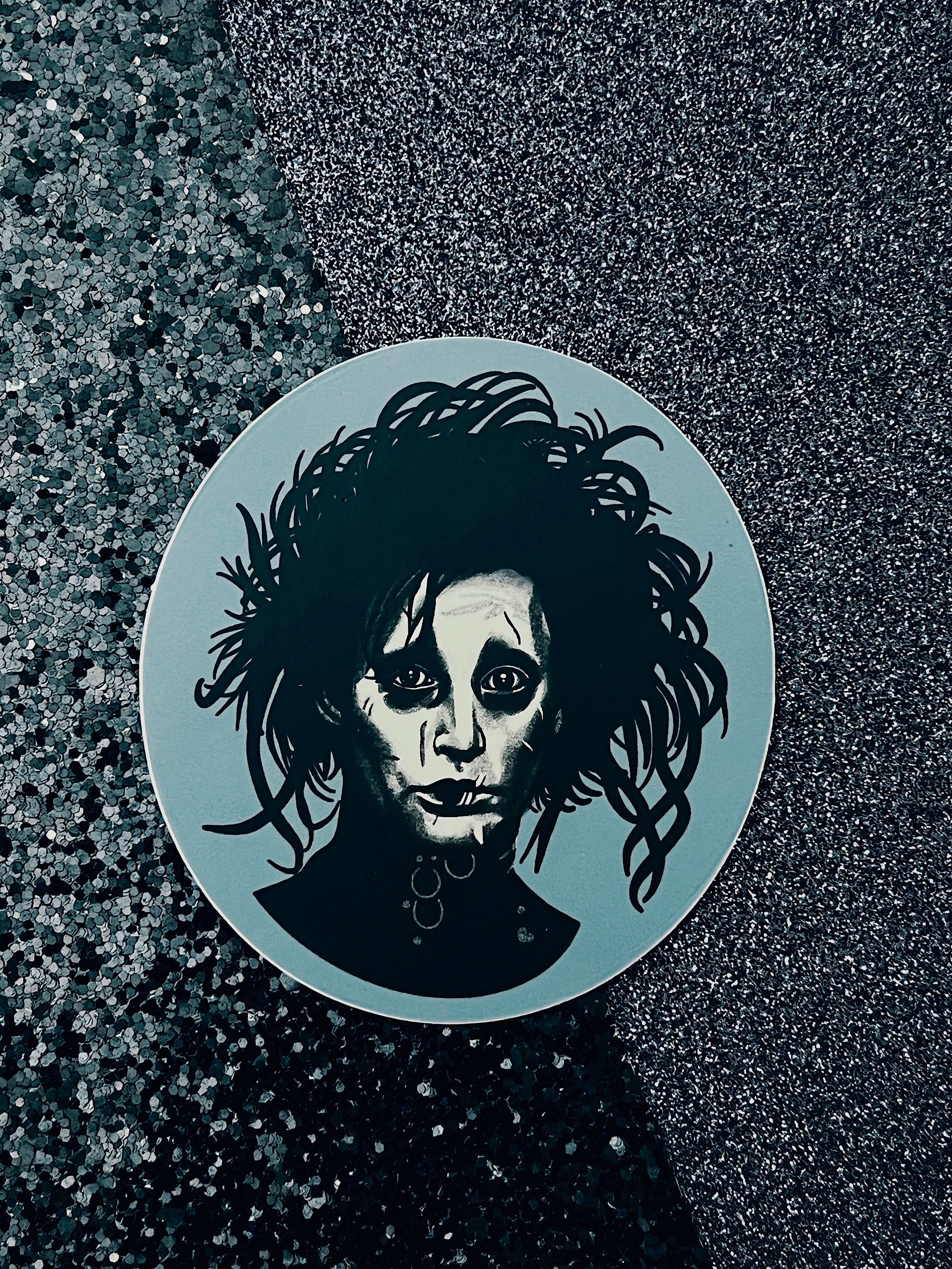 Edward Scissorhands 3" Vinyl Sticker – A Black Star